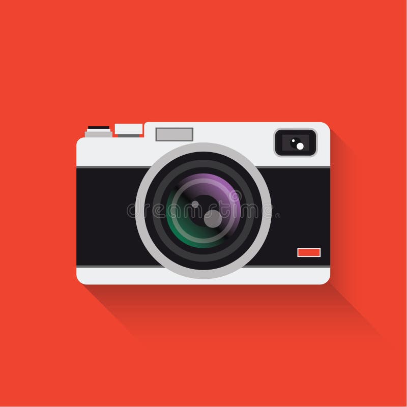 Camera Icon. Flat Design. Vector Illustration. Stock Illustration ...