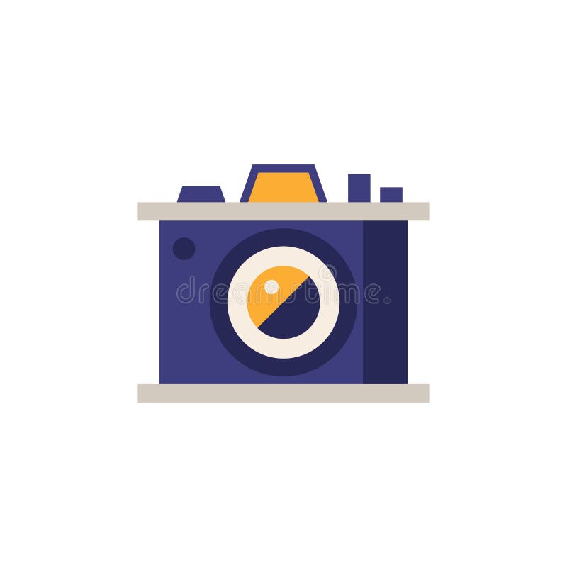 Camera Flat Icon. Color Simple Element from Summer Tourism Collection ...