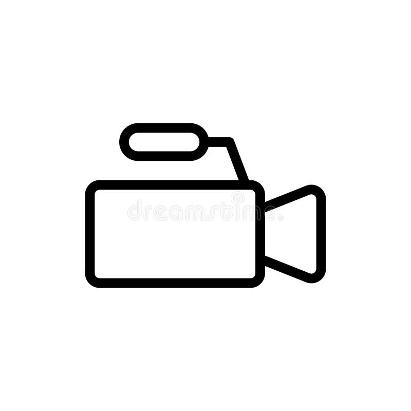Camera flat icon stock vector. Illustration of icons - 108208744