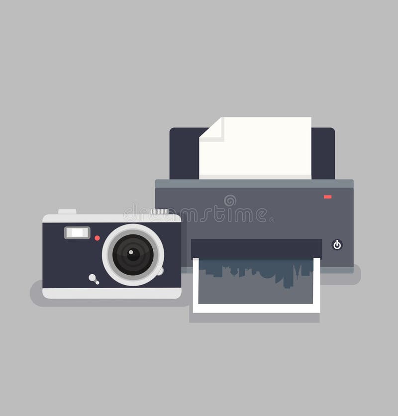 File Printers Stock Illustrations – 122 File Printers Stock ...