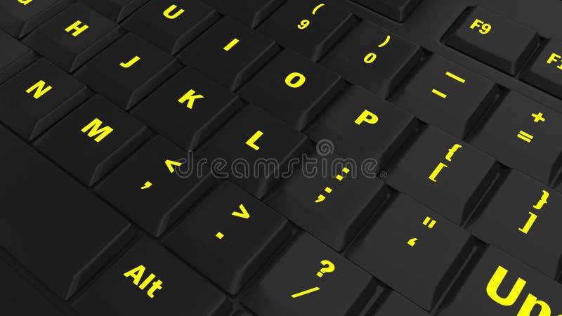 Focus on the Yellow Glowing Update Button Stock Video - Video of yellow ...