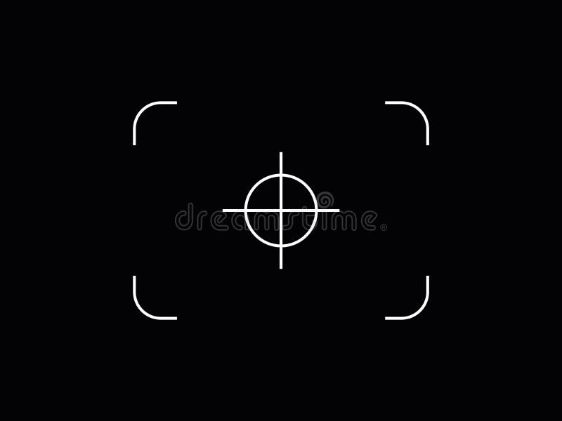 Camera Focus Frame Icon. Line Vector Symbol. Stock Vector ... Camera Focus Frame Icon. Line Vector Symbol. Stock Vector ...