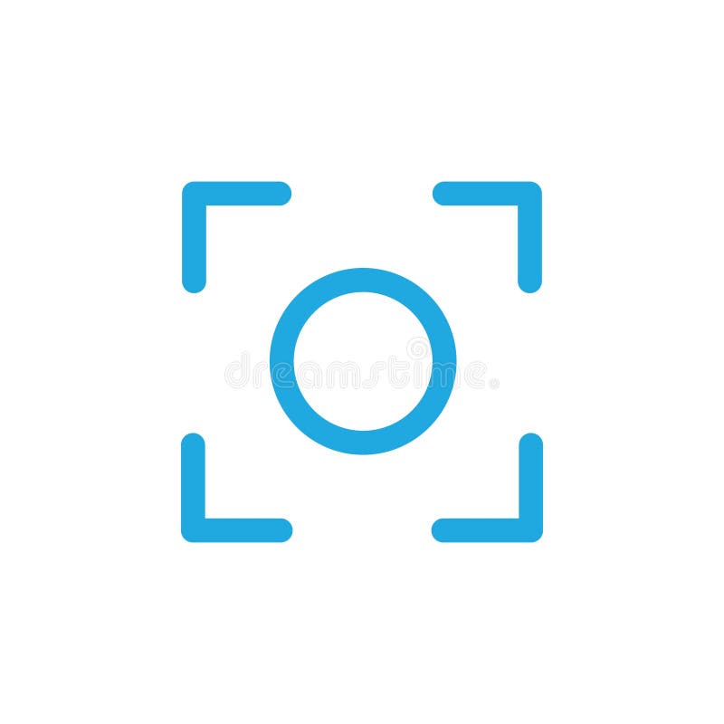 Camera Focus Icon Simple Vector Symbol Stock Vector - Illustration of ...