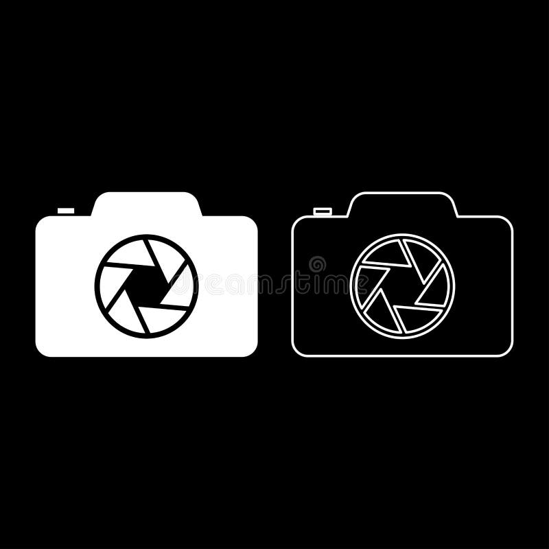 Photo Camera Lens Icon Outline Style Stock Illustrations – 5,634 Photo ...