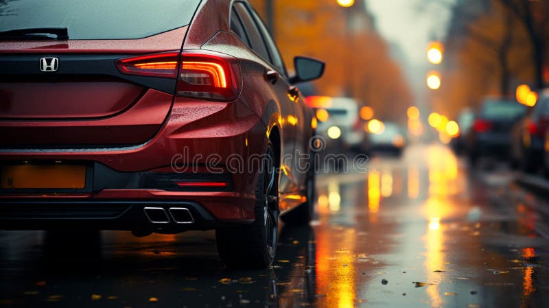 Camera Focus View on Car Exhaust Pipe Stock Image - Image of wheel ...
