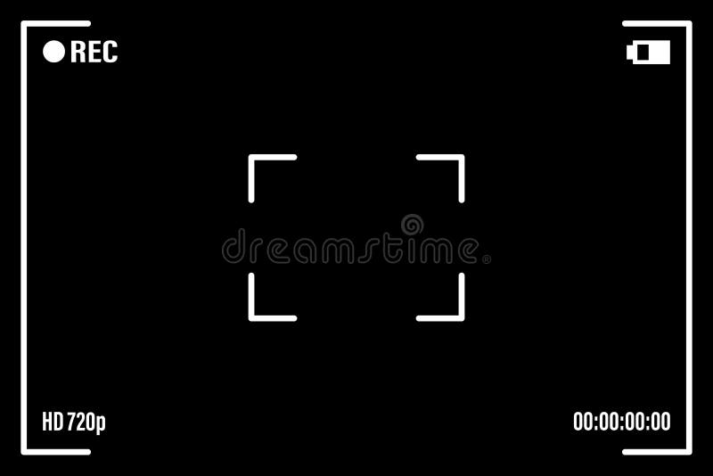 Camera Focusing Screen. Illustration Stock Illustration - Illustration ...