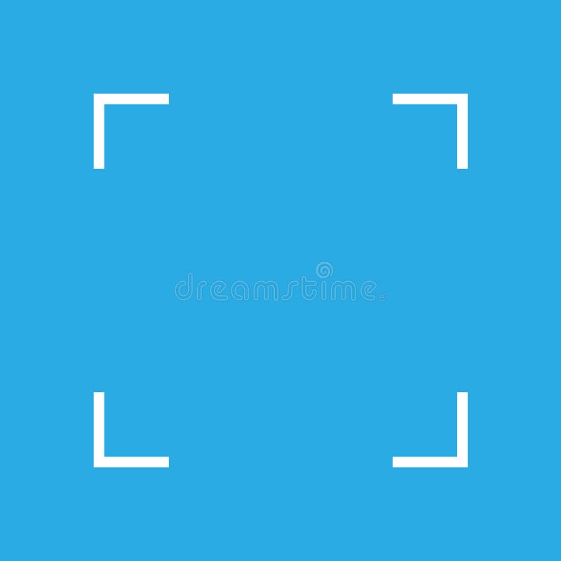 Camera Frame Icon. Vector Illustration, Flat Design Stock Illustration ...