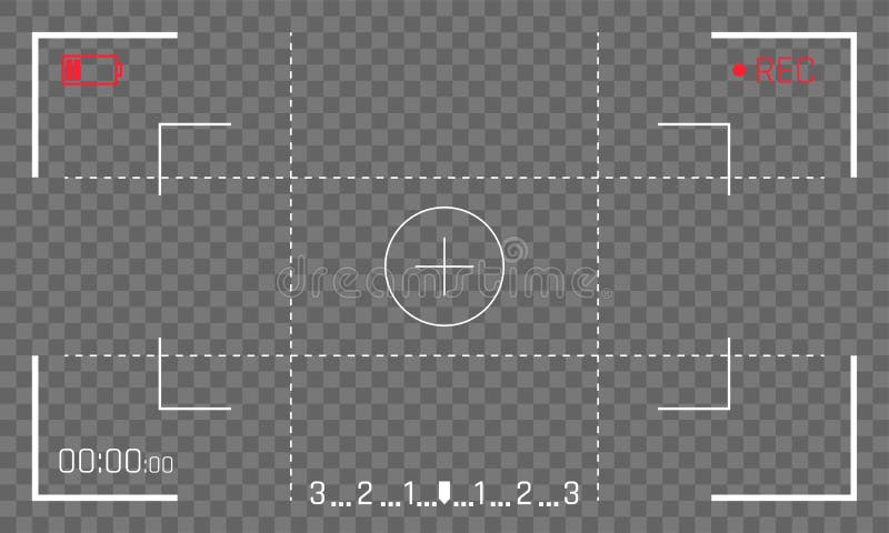 Camera Frame Viewfinder Screen Vector Video Recorder Digital Display on ... Camera Frame Viewfinder Screen Vector Video Recorder Digital Display on ...
