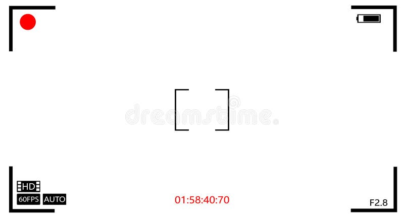 Transparent Camera Frame Viewfinder Screen Stock Illustrations – 528 ...