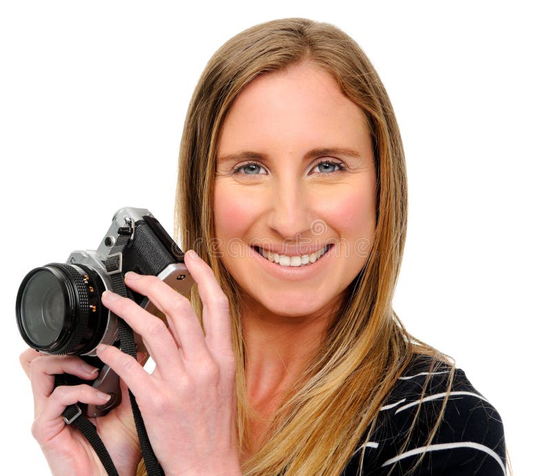 Trigger happy stock photo. Image of woman, pretty, leisure - 21061242