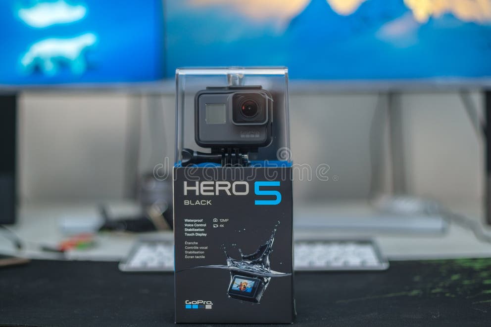 Camera GoPro Hero Waterproof Editorial Stock Image - Image of ...