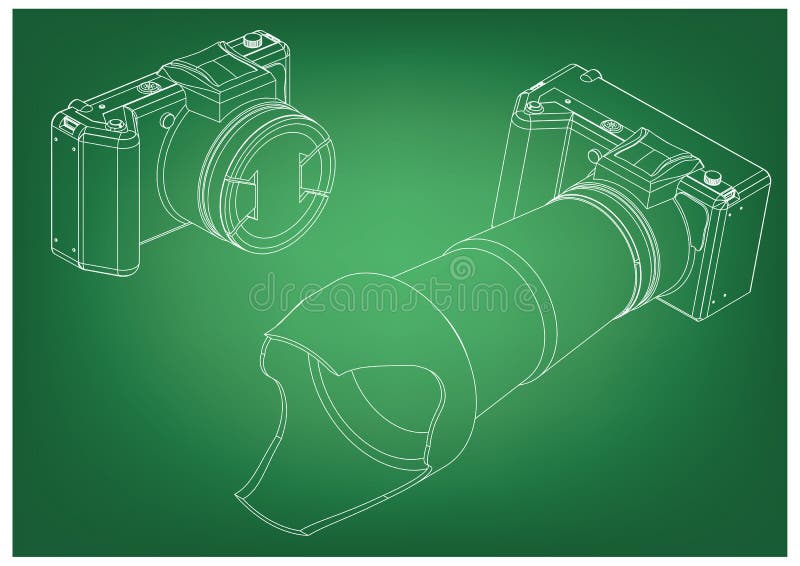 Camera Technical Drawing Stock Illustrations – 454 Camera Technical ...
