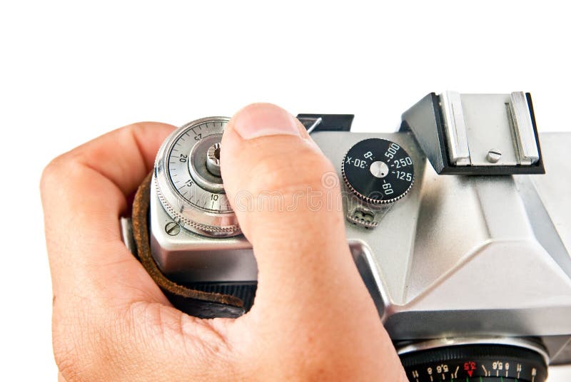 Camera And Hand Picture. Image: 15349916