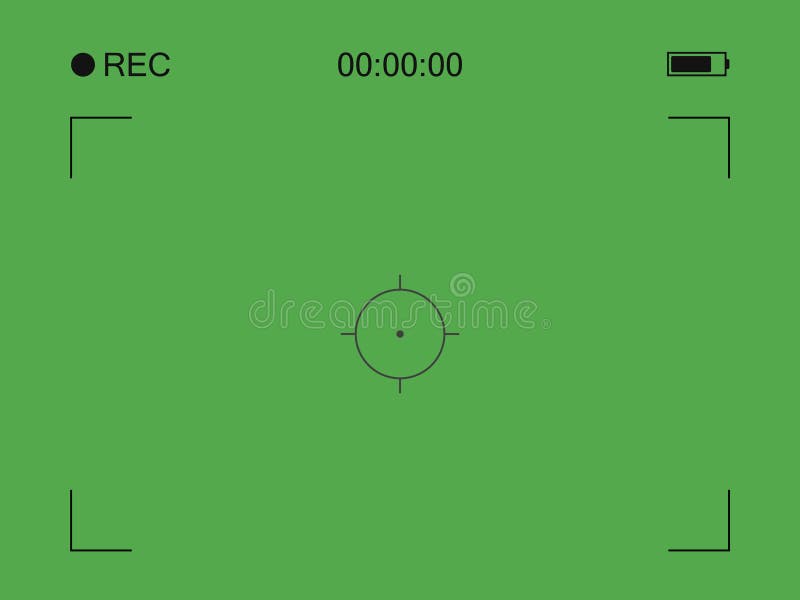 Camera Horizontal Viewfinder Template on a Transparent Background ...