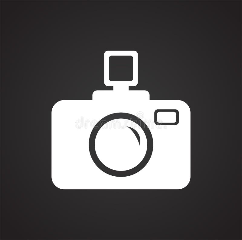 Camera Black Background Stock Illustrations – 147,719 Camera Black ...