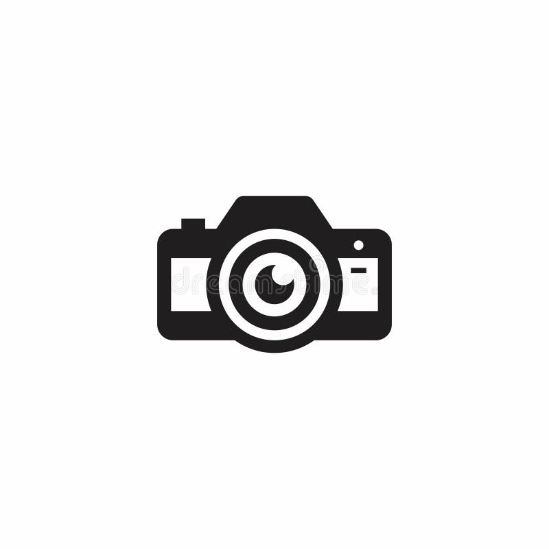 Camera Icon with Black Color. Camera Logo Stock Vector - Illustration ...