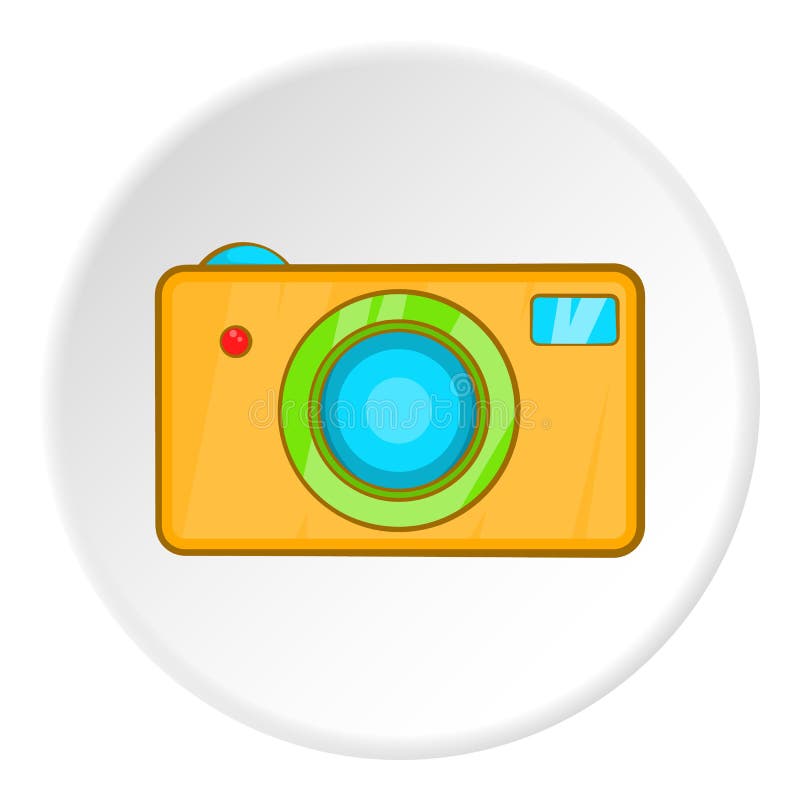 Camera icon, cartoon style stock vector. Illustration of device - 78688693