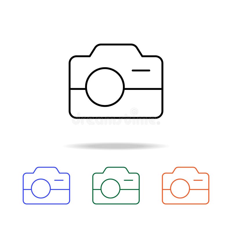 Camera Icon. Elements of Simple Web Icon in Multi Color. Premium ...