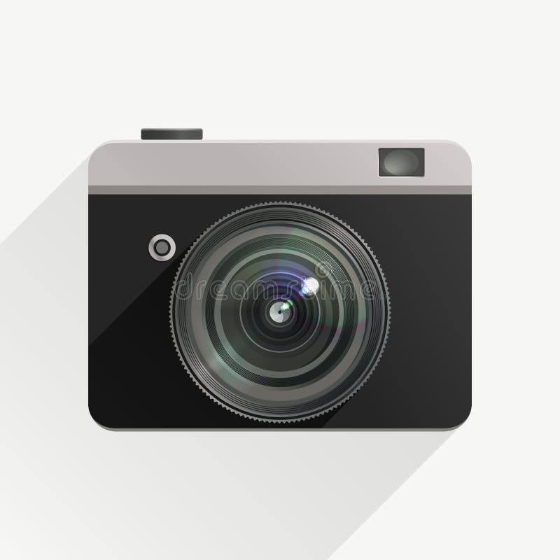 Camera icon stock vector. Illustration of realistic, retro - 56993267