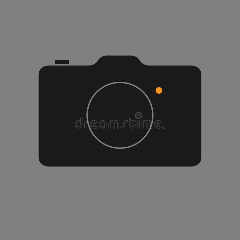 Video Camera Icon on a White Background, Vector Illustration Stock ...