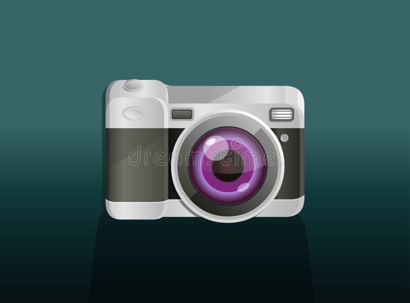 Camera Icon stock vector. Illustration of entertainment - 49456836