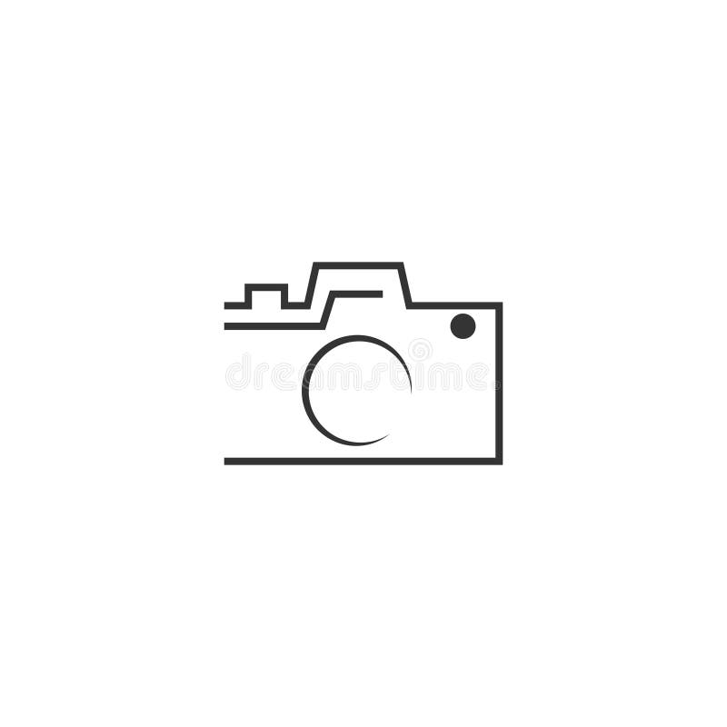 Camera Icon Logo Design Illustration Template Stock Vector ...
