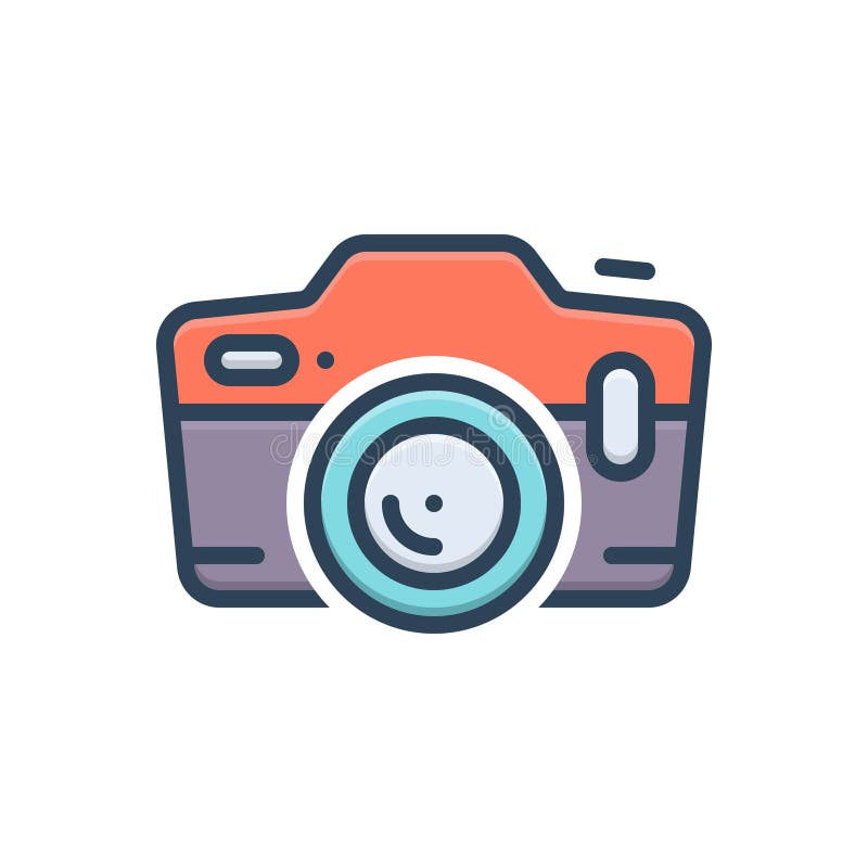 Color Illustration Icon for Camera, Memories and Device Stock ...