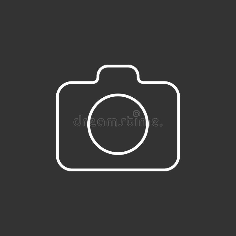 Camera Icon. Photo Camera. Minimalist Style. Stock Vector ...