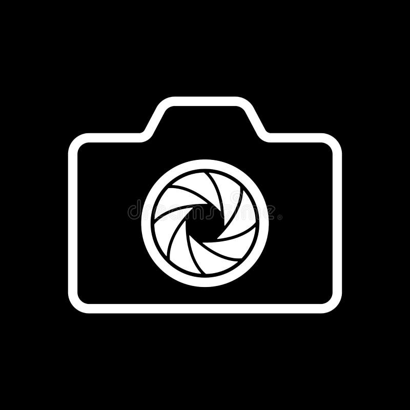 The Camera Icon. Photo and Photographer, Film Symbol Stock Vector ...