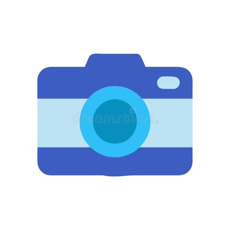 Dynamic Camera Icon for Photography Stock Vector - Illustration of ...