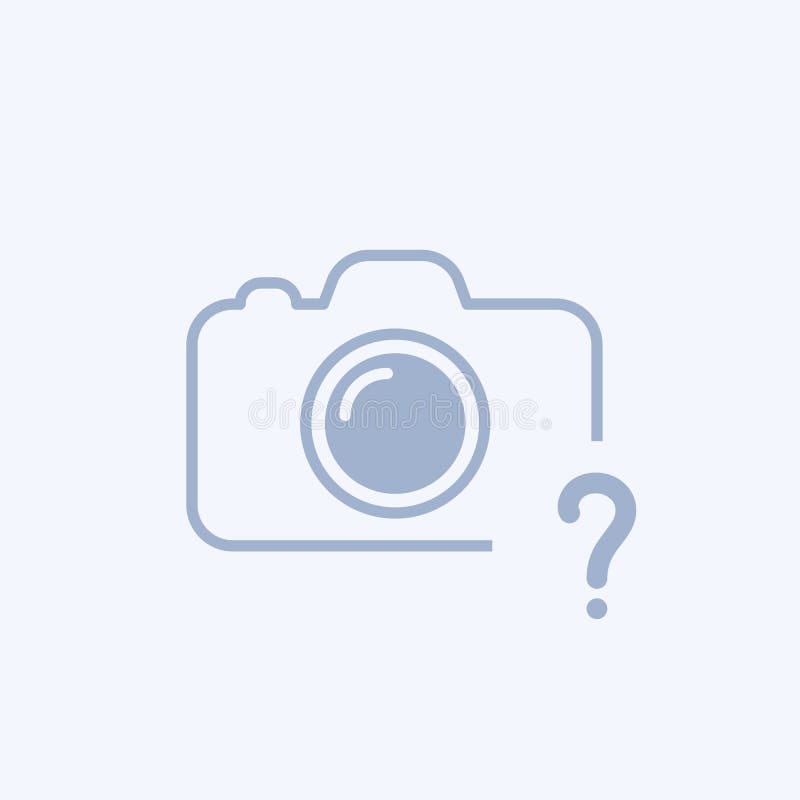 Camera Icon with Question Mark. Camera Icon and Help, How To, Info ...