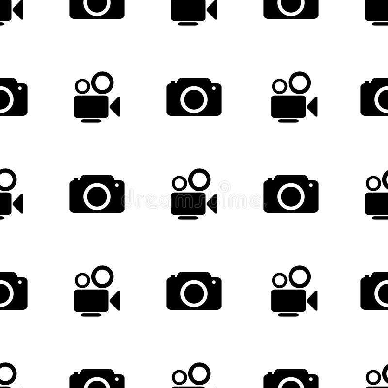 Science and Social Media Icon Seamless Pattern Stock Vector ...