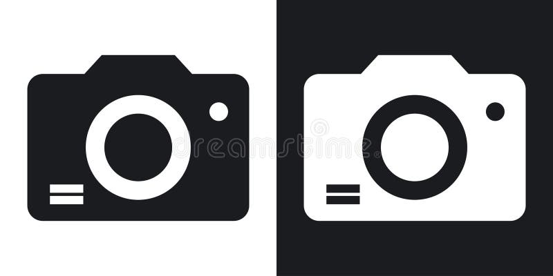 Camera Icon Set. Photographer Compact Camera Vector Symbol Stock Vector ...