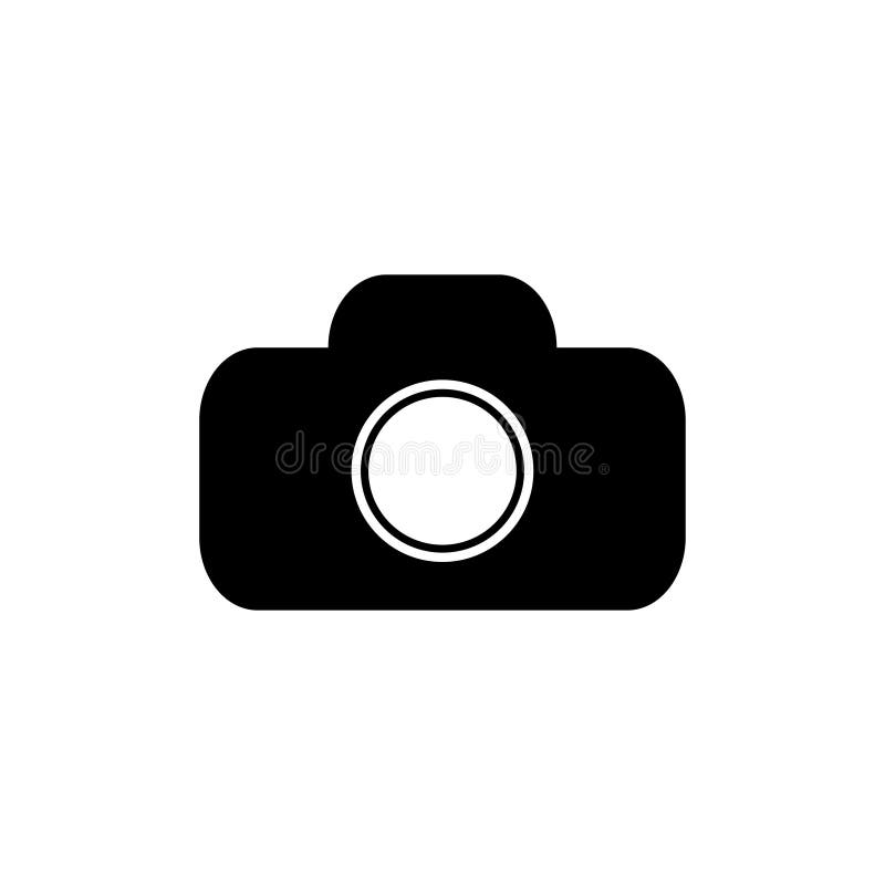 Camera Icon Vector Illustration Stock Vector - Illustration of simple ...