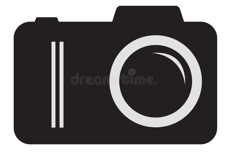 Camera icon silhouette stock vector. Illustration of abstract - 111315936