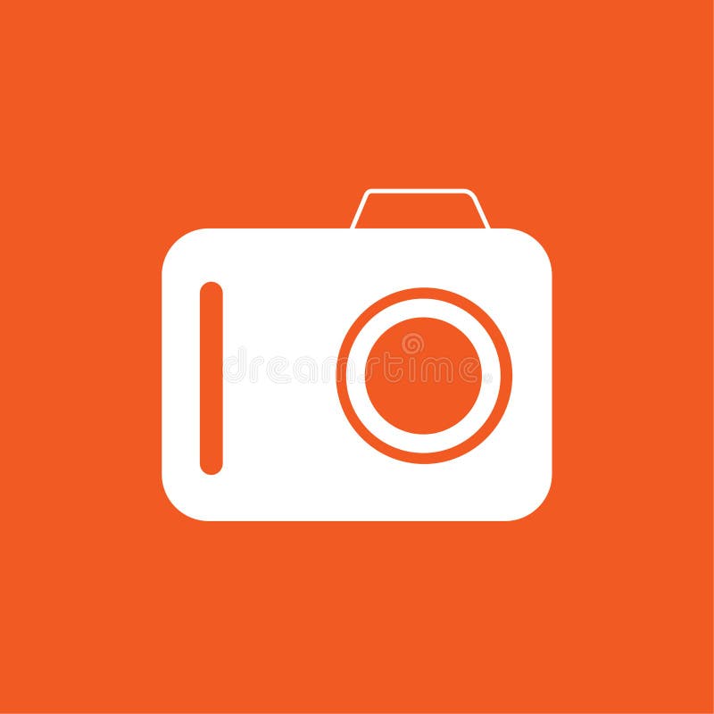 Camera Icon Simple Illustration Stock Illustration - Illustration of ...