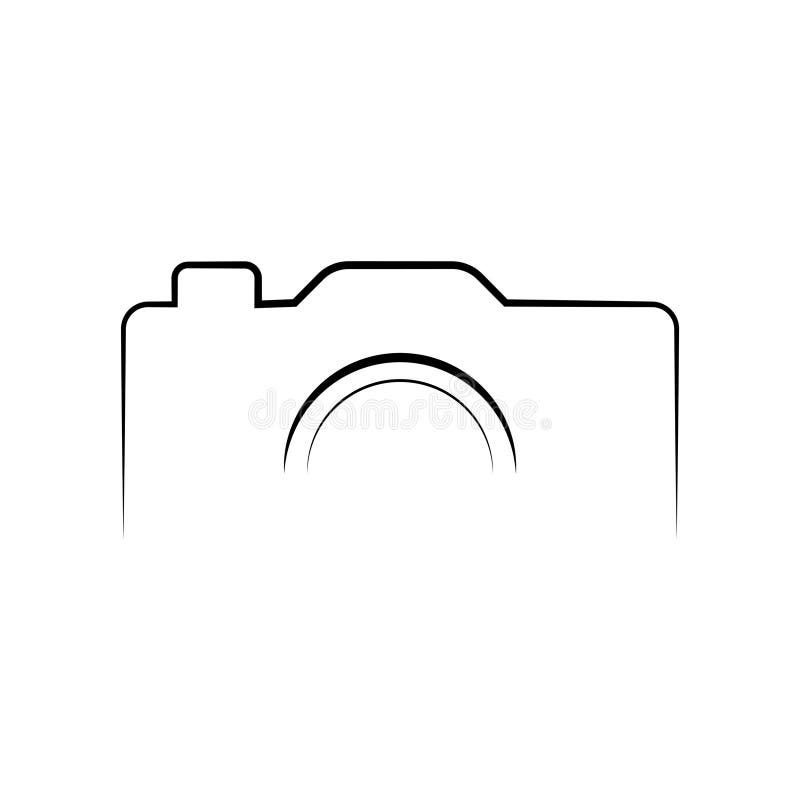 Camera icon simple stock illustration. Illustration of equipment ...