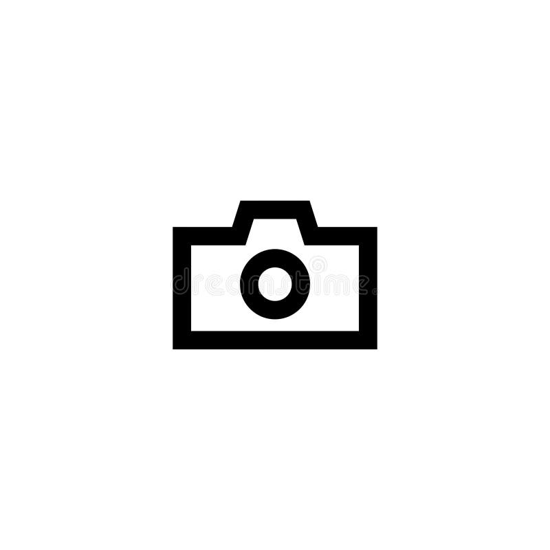 Camera Icon Simple Line Style Vector Perfect Web and Mobile ...