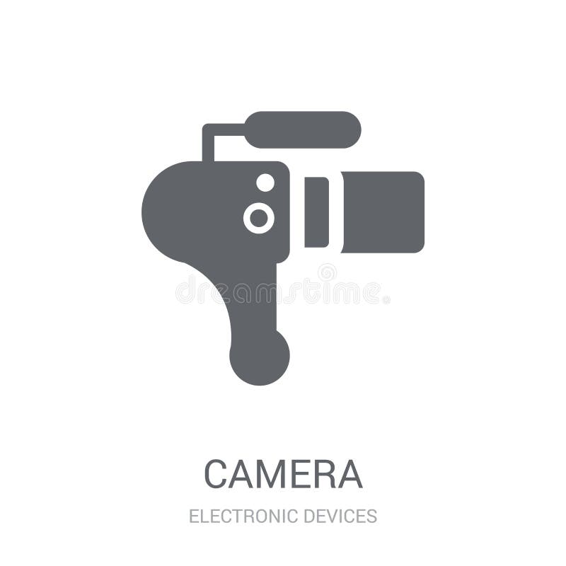 Camera Icon. Trendy Camera Logo Concept on White Background from Stock ...