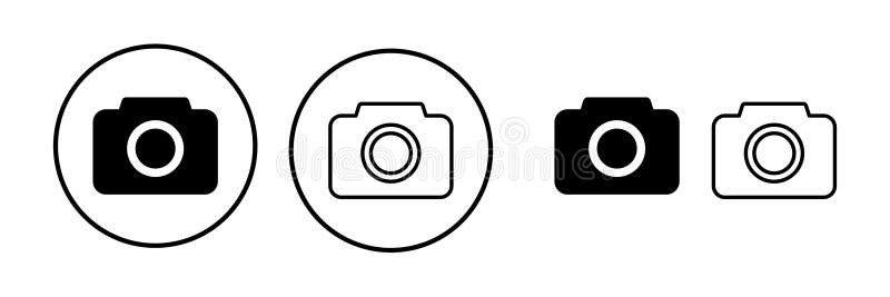 Camera Icon in Trendy Flat Style Isolated. Camera Symbol Web Site ...