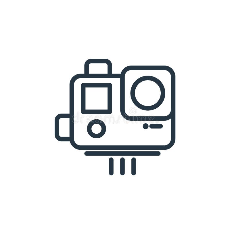 Camera Icon Vector from Electronic Devices Outline Concept. Thin Line ...