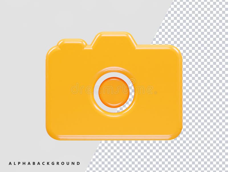 Camera Icon Vector Illustration Element 3d Rendering Transparent Eps ...