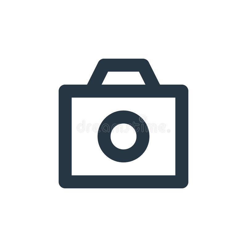 Camera Icon Vector from Px Devices Concept. Thin Line Illustration of ...