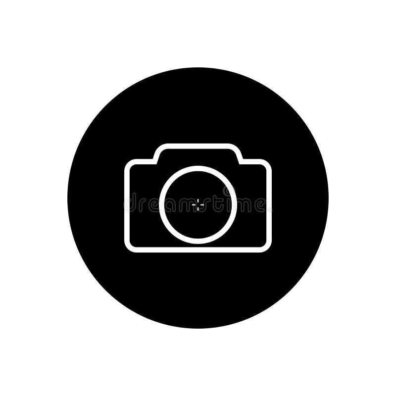 Camera icon stock vector. Illustration of capture, sign - 194531449