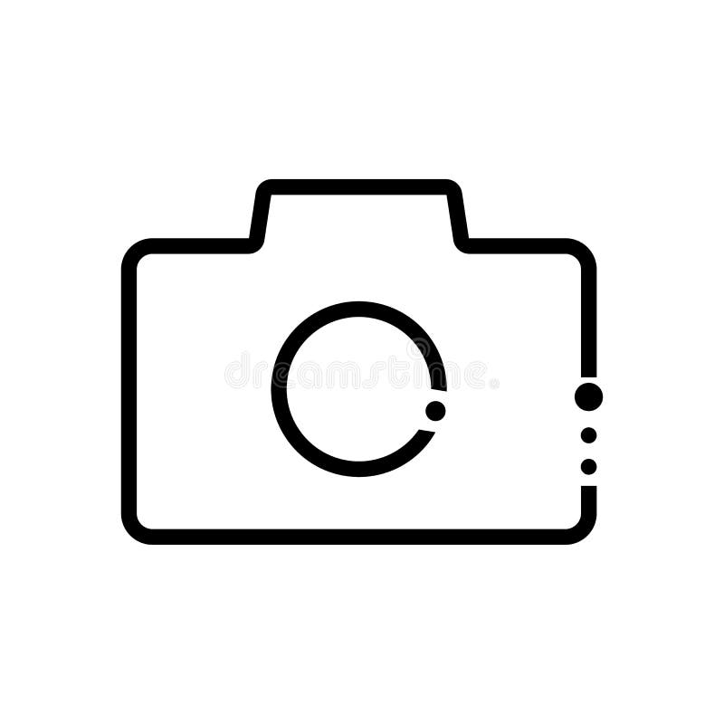 Stylish Camera Icon. Photo Icon. Vector. Stock Vector - Illustration of ...