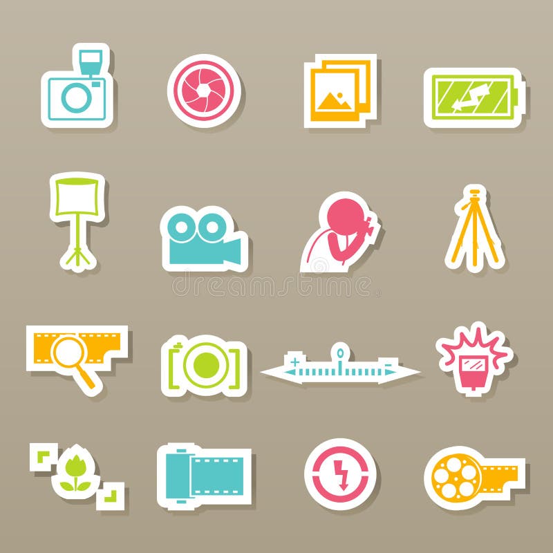 Camera icons stock vector. Illustration of collection - 47958823