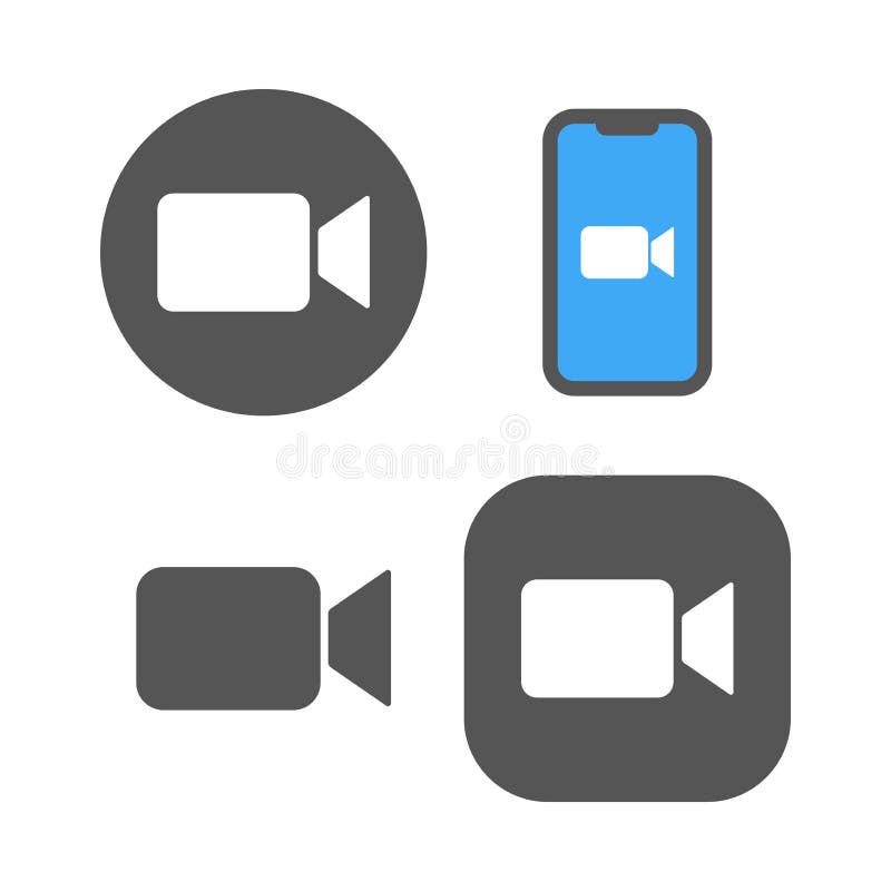 Camera Icons - Live Media Streaming Application, Conference Video Calls ...