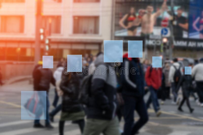 The Camera Identifies People, Artificial Intelligence Identifies Stock ...