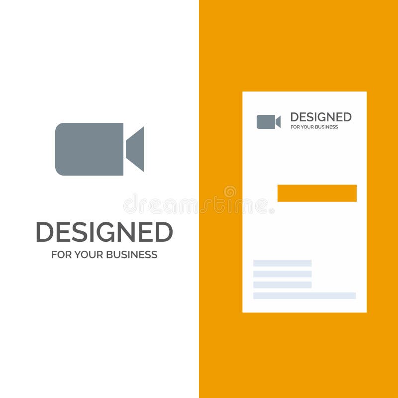 Camera, Image, Basic, Ui Grey Logo Design and Business Card Template ...