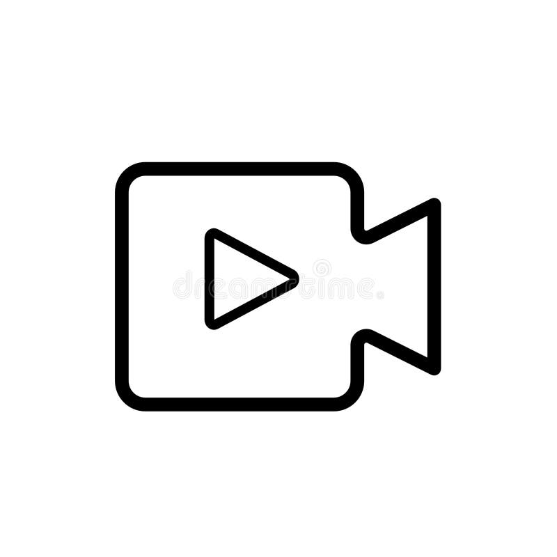 Camera, Image Recording - Vector Icon Stock Vector - Illustration of ...